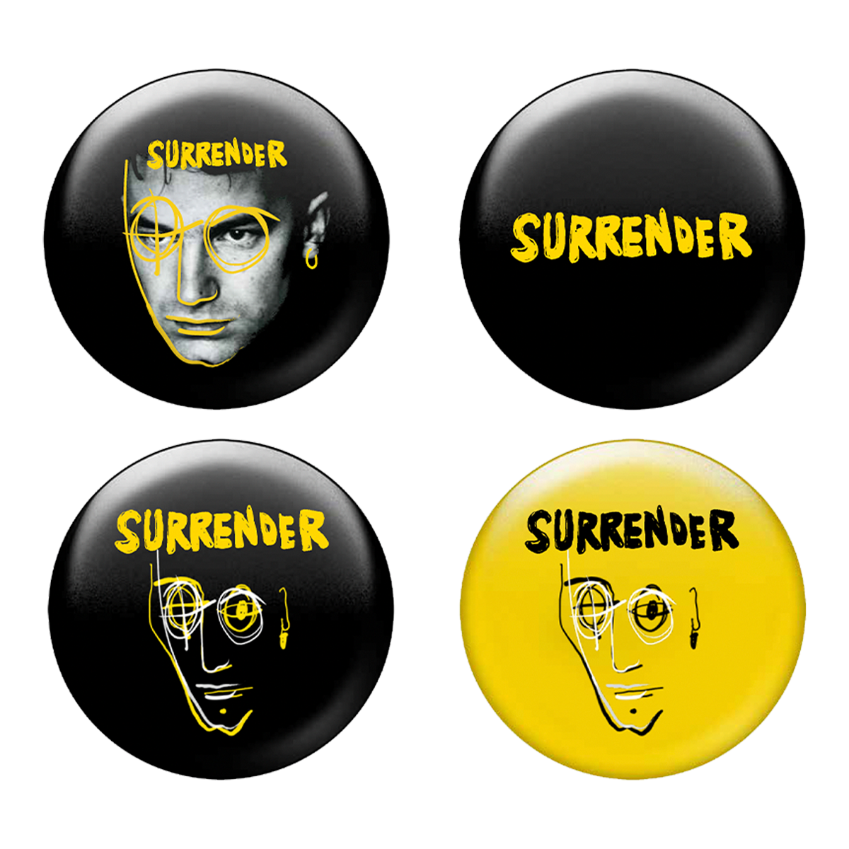 Bono Surrender Button Pack – U2 UK Shop