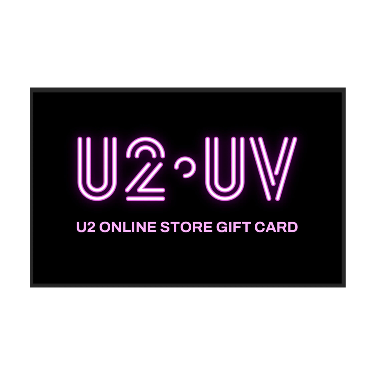 U2 UK Gift Card – U2 UK Shop